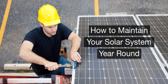 How to Maintain Your Solar Panels Year Round | Solar Power Authority
